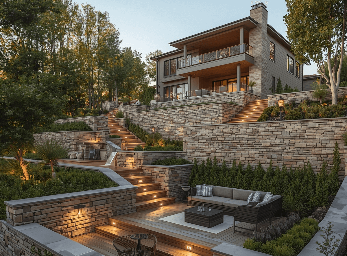 Multi-Level Terraces: Smart Design Ideas for Sloped Backyards - Boost ...